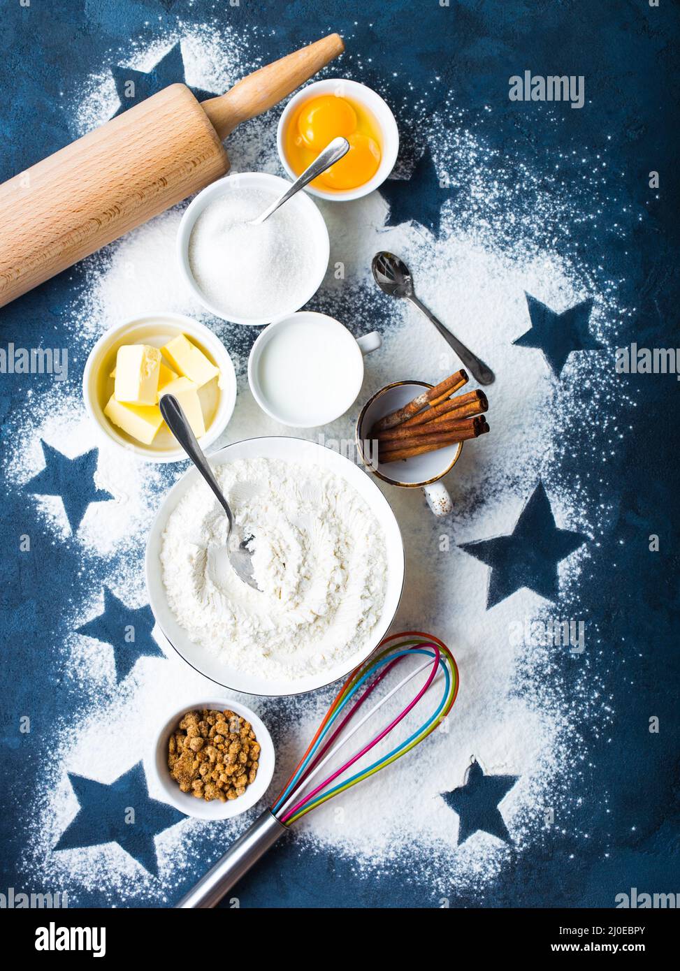 Baking concept items Stock Photo - Alamy