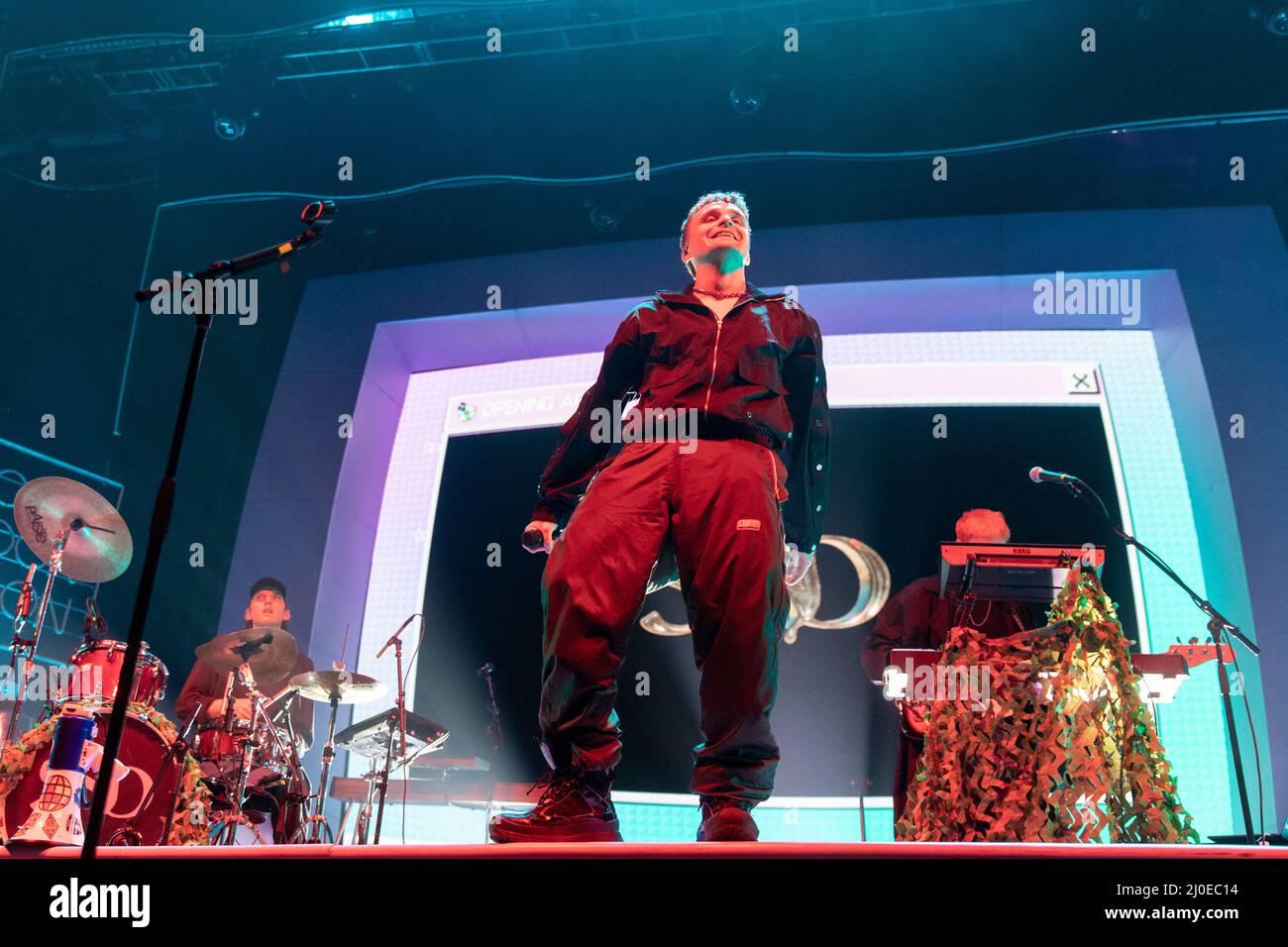Madison, USA. 16th Mar, 2022. Archie Blagden of Sad Night Dynamite on ...