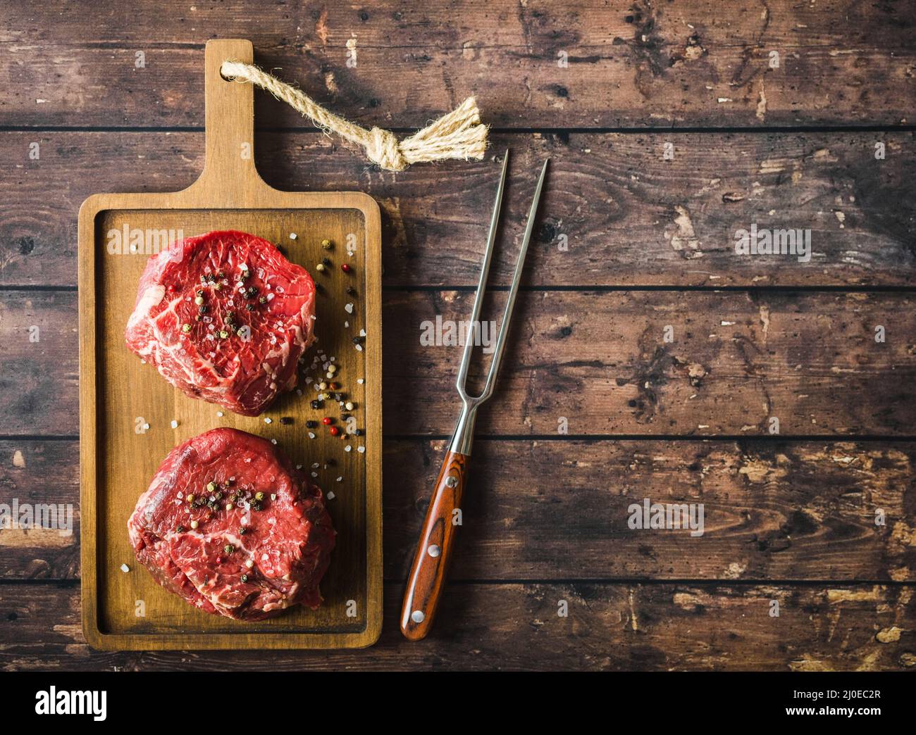 Raw marbled meat steak Stock Photo - Alamy