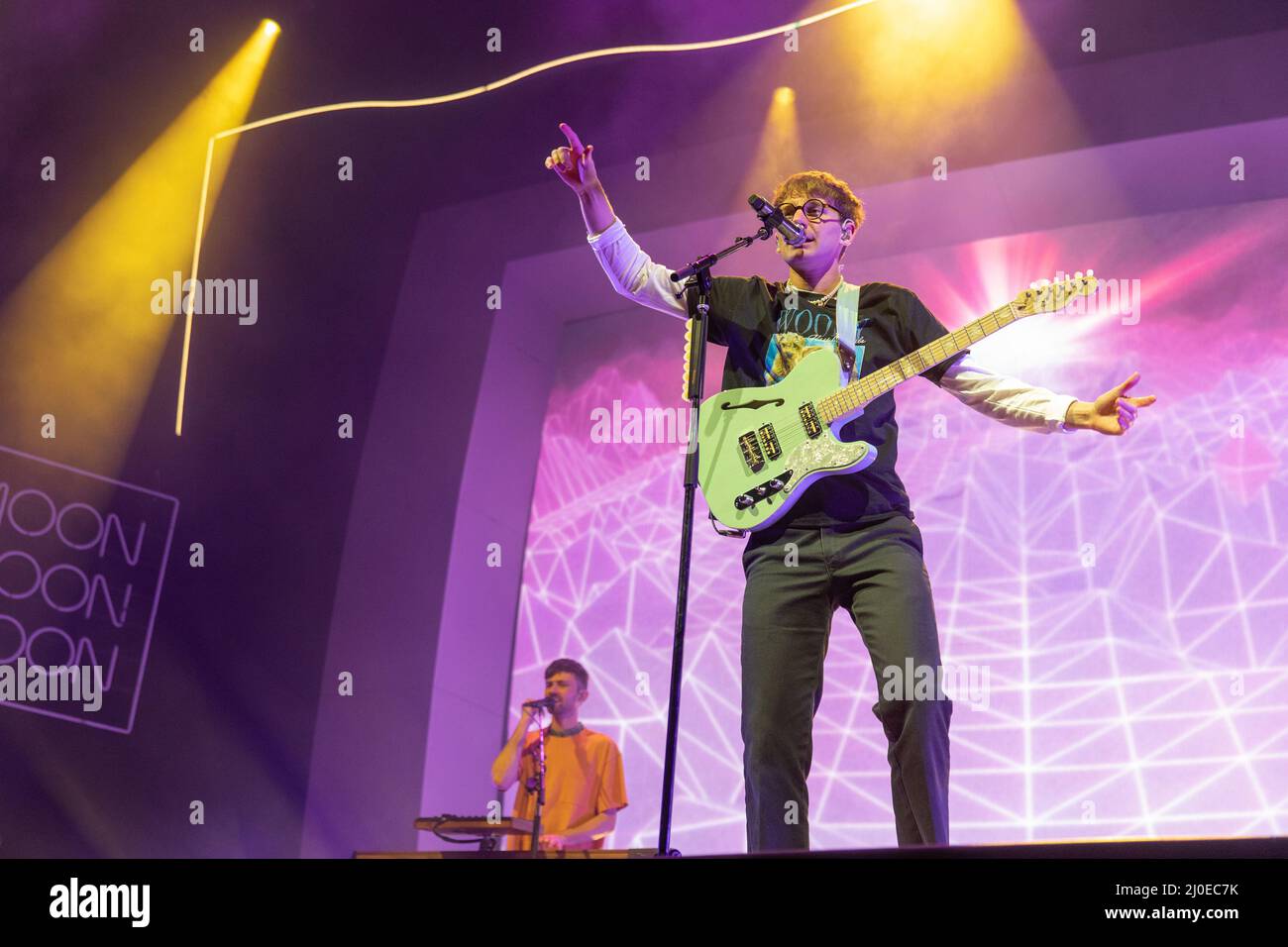 Edmund Irwin-Singer and Dave Bayley of Glass Animals on March 16, 2022 ...