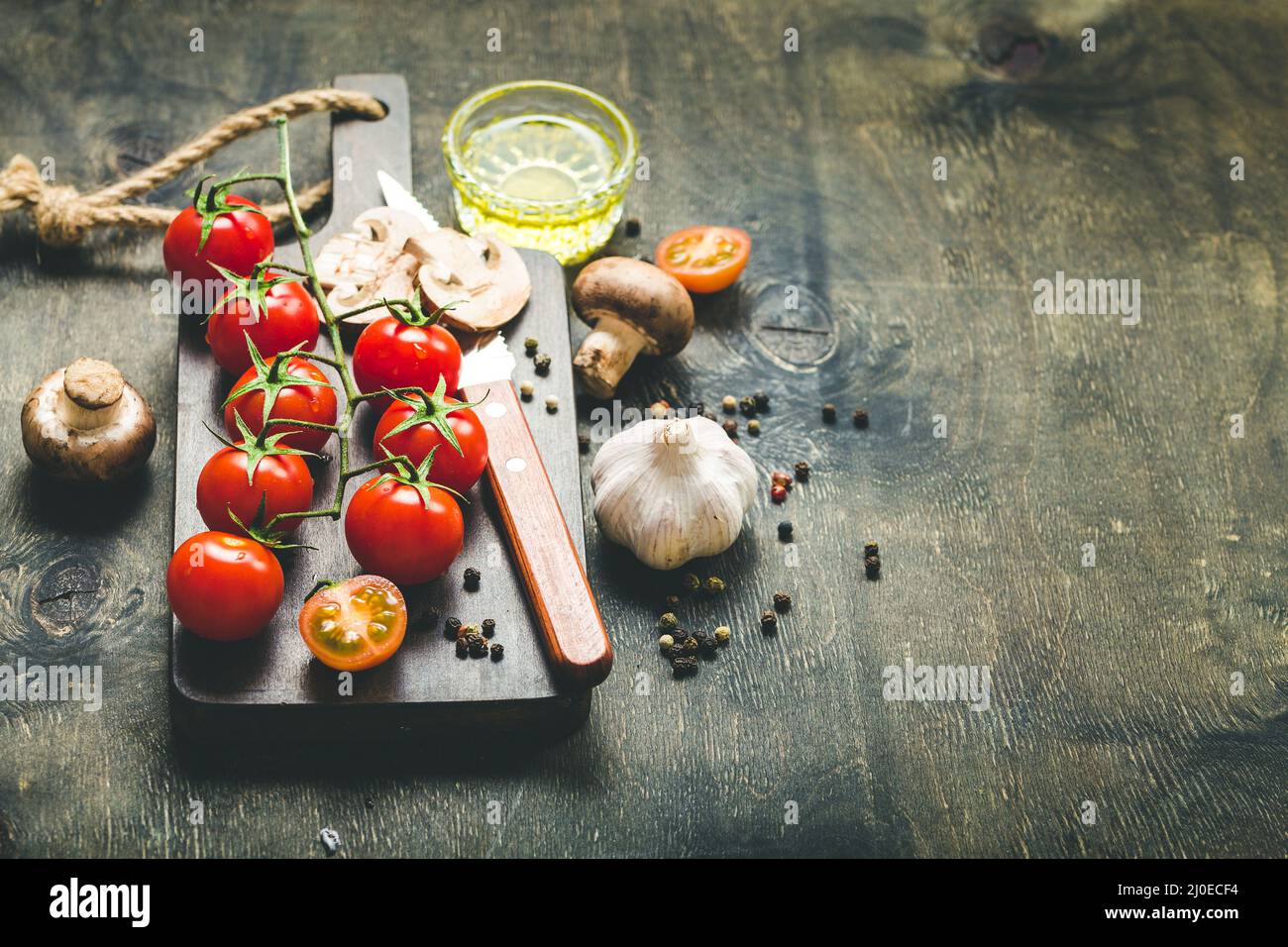 Cooking food background Stock Photo - Alamy