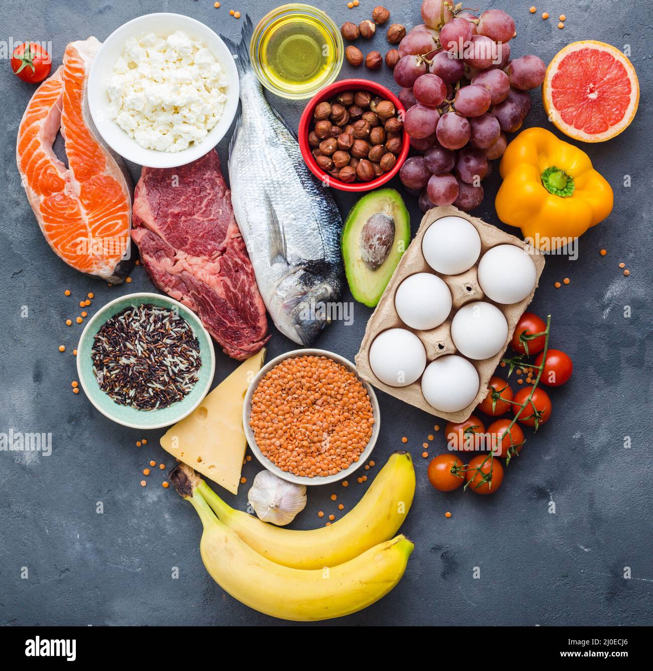Healthy nutrition concept Stock Photo - Alamy