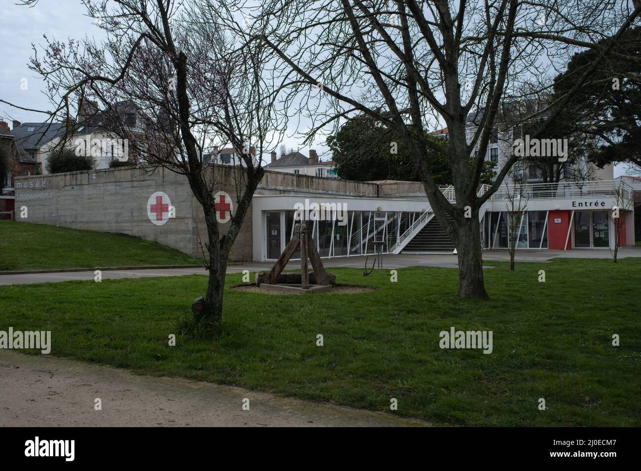 Les Sables d'Olonne, France - March 1, 2022: Hospital Blockhouse Museum ...