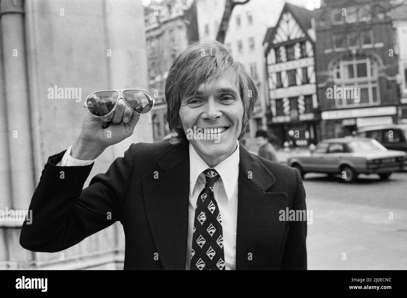 Singer Billy Fury pictured in London today after his discharge from ...