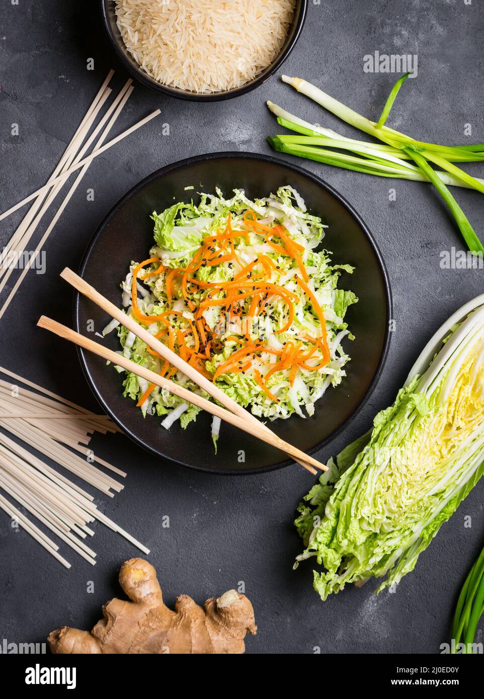 Asian cooking ingredients Stock Photo - Alamy