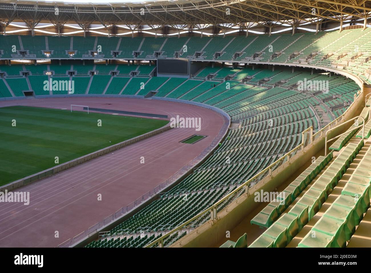 Basra, iraq - March 17, 2022: photo the big football stadium in Basra ...