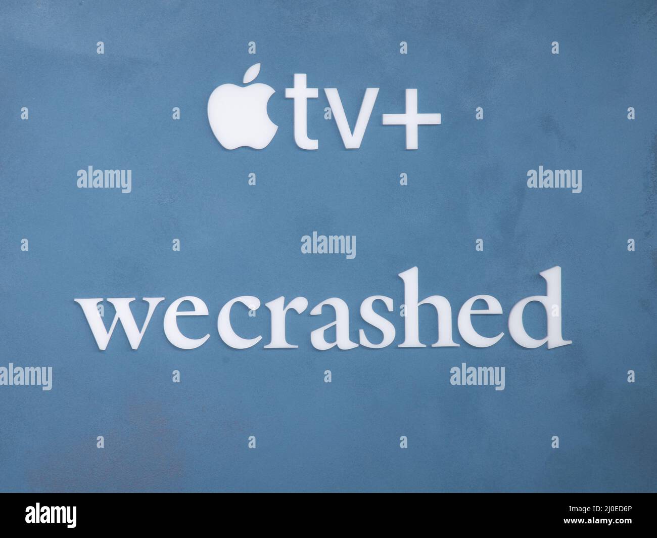 March 17, 2022, Los Angeles, California, USA: WeCrash singnage at the ...