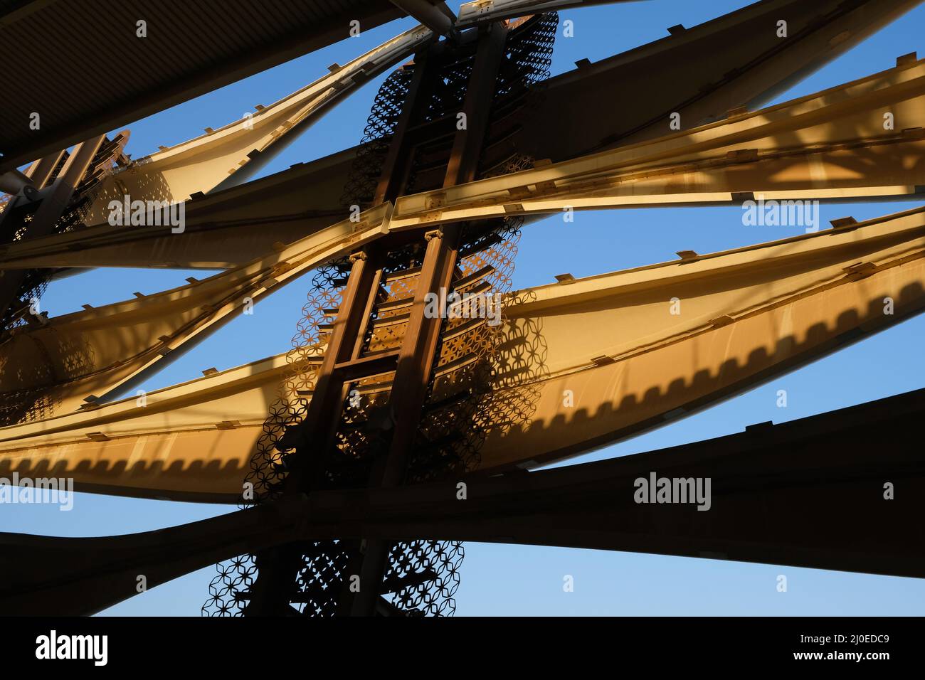 Basra, iraq - March 17, 2022: photo the big football stadium in Basra ...
