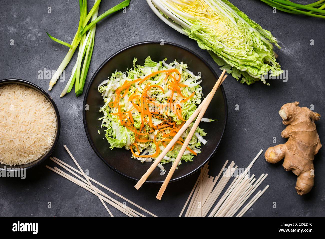 Asian cooking ingredients Stock Photo - Alamy