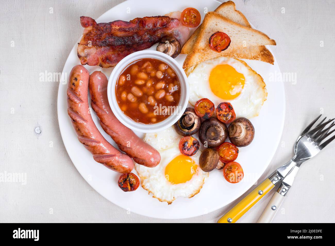 Full english breakfast Stock Photo - Alamy