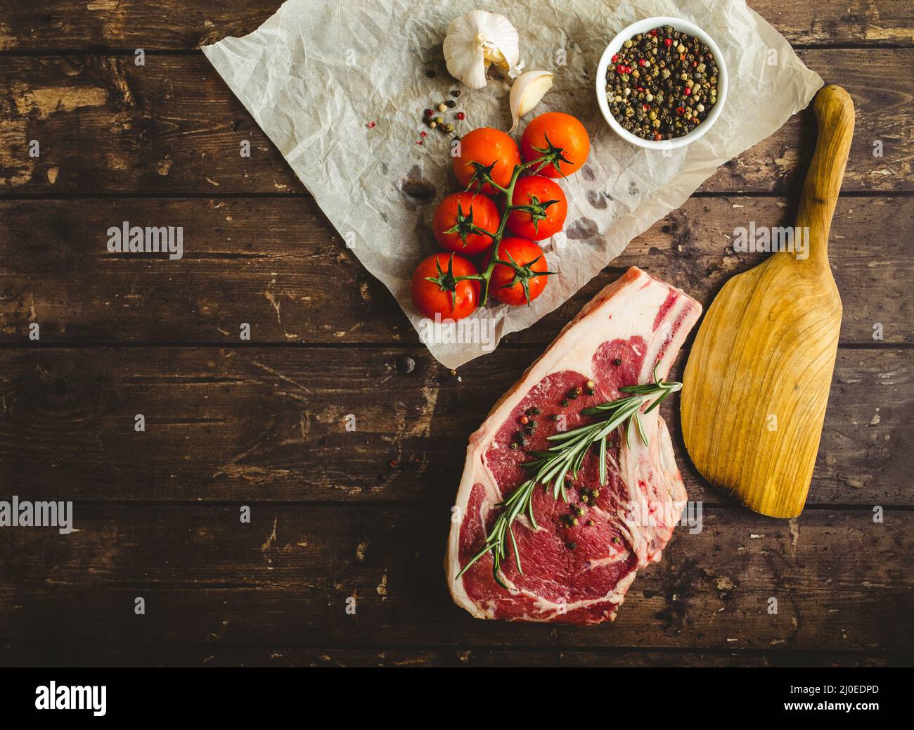 Raw marbled meat steak Stock Photo - Alamy