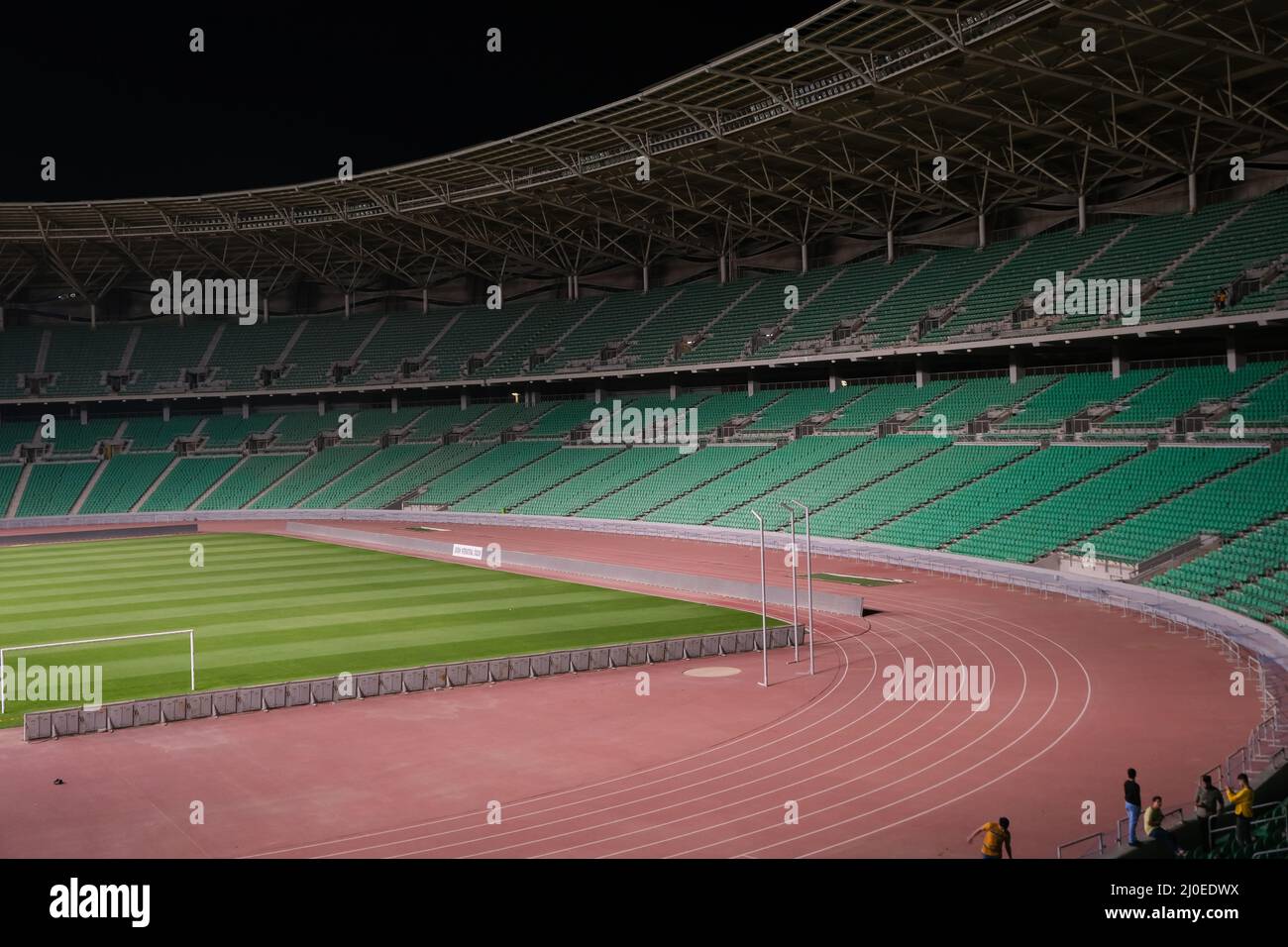 Basra, iraq - March 17, 2022: photo the big football stadium in Basra ...