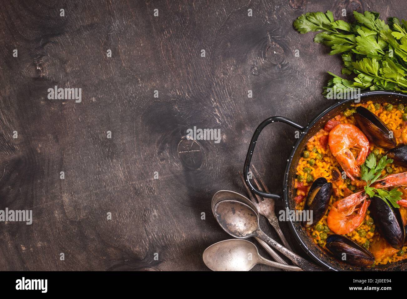 Paella background hi-res stock photography and images - Alamy