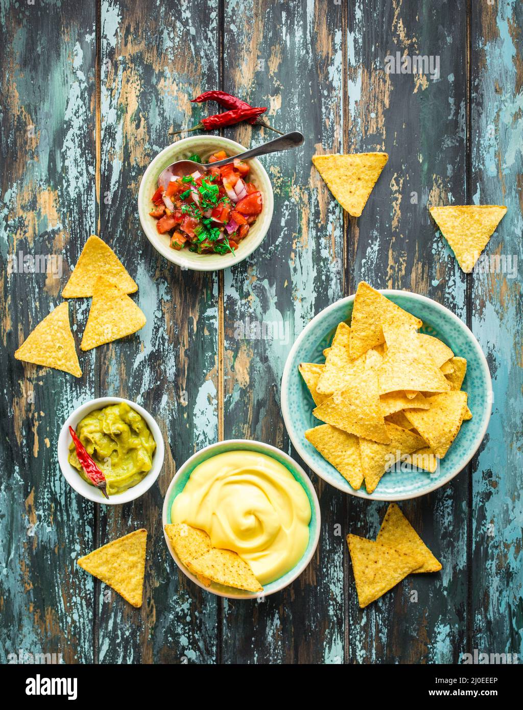 Assorted dips hi-res stock photography and images - Alamy