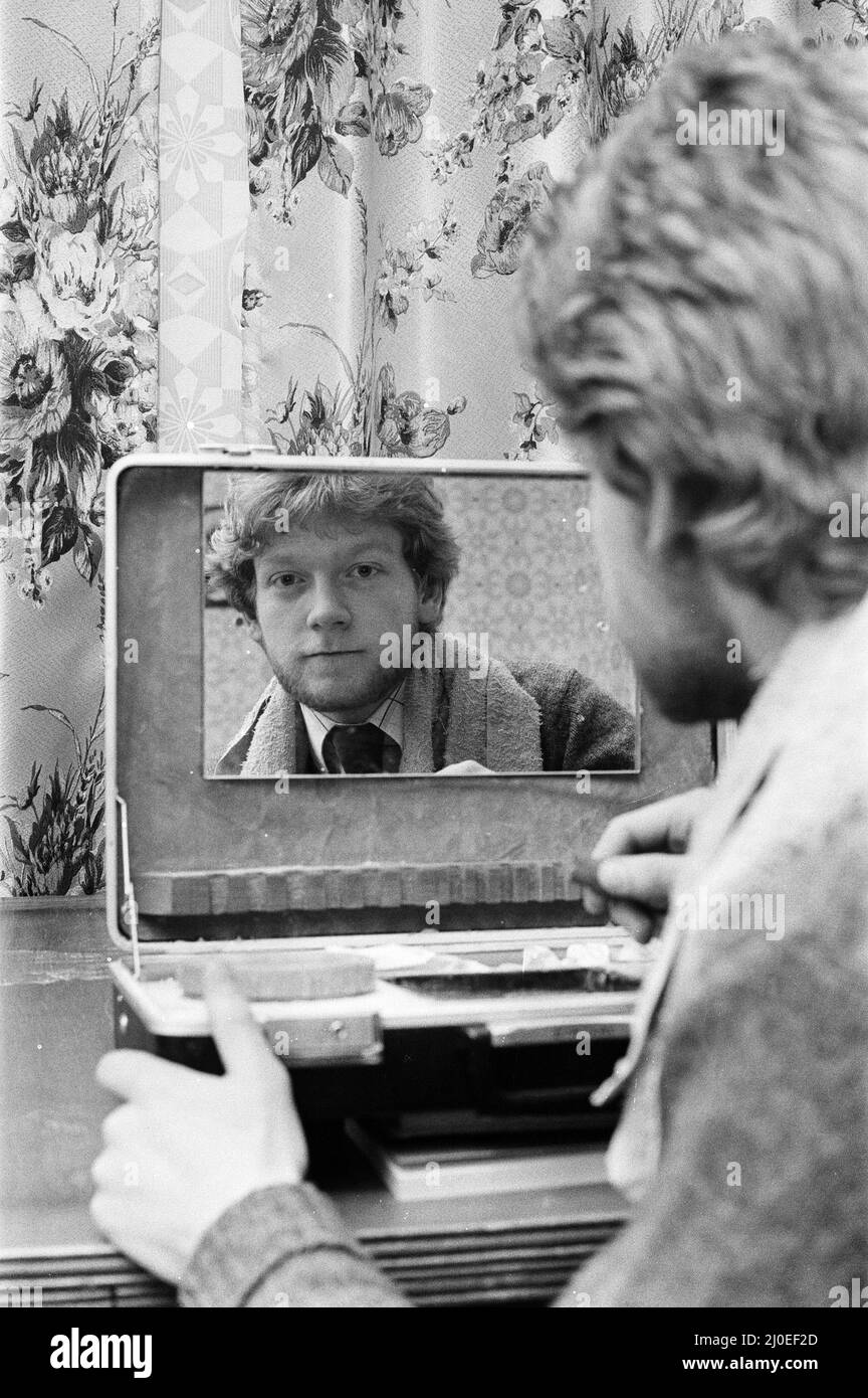 Kenneth Branagh, actor and student, aged 18 years old, he will be ...