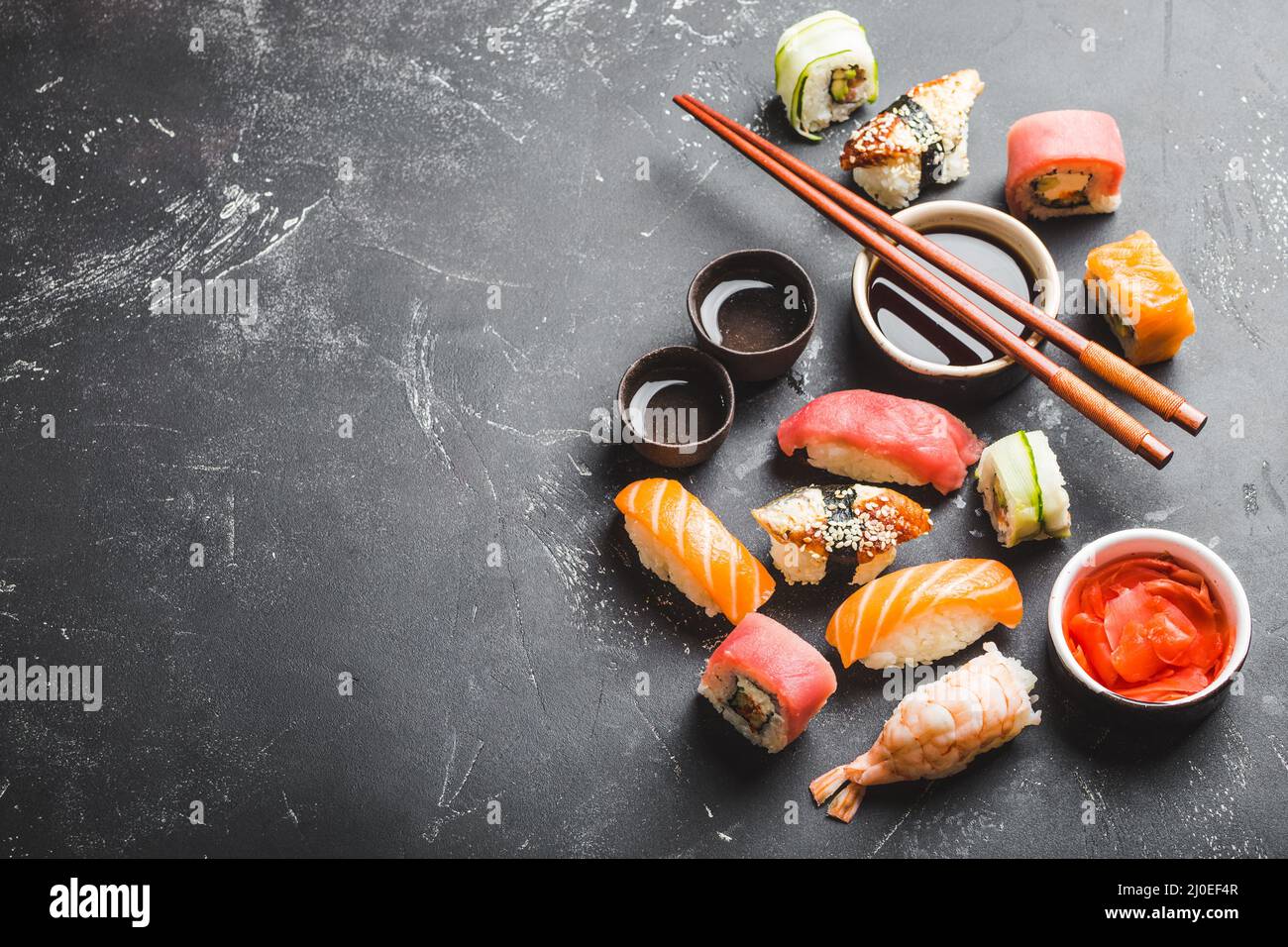 Japanese sushi menu set hi-res stock photography and images - Alamy