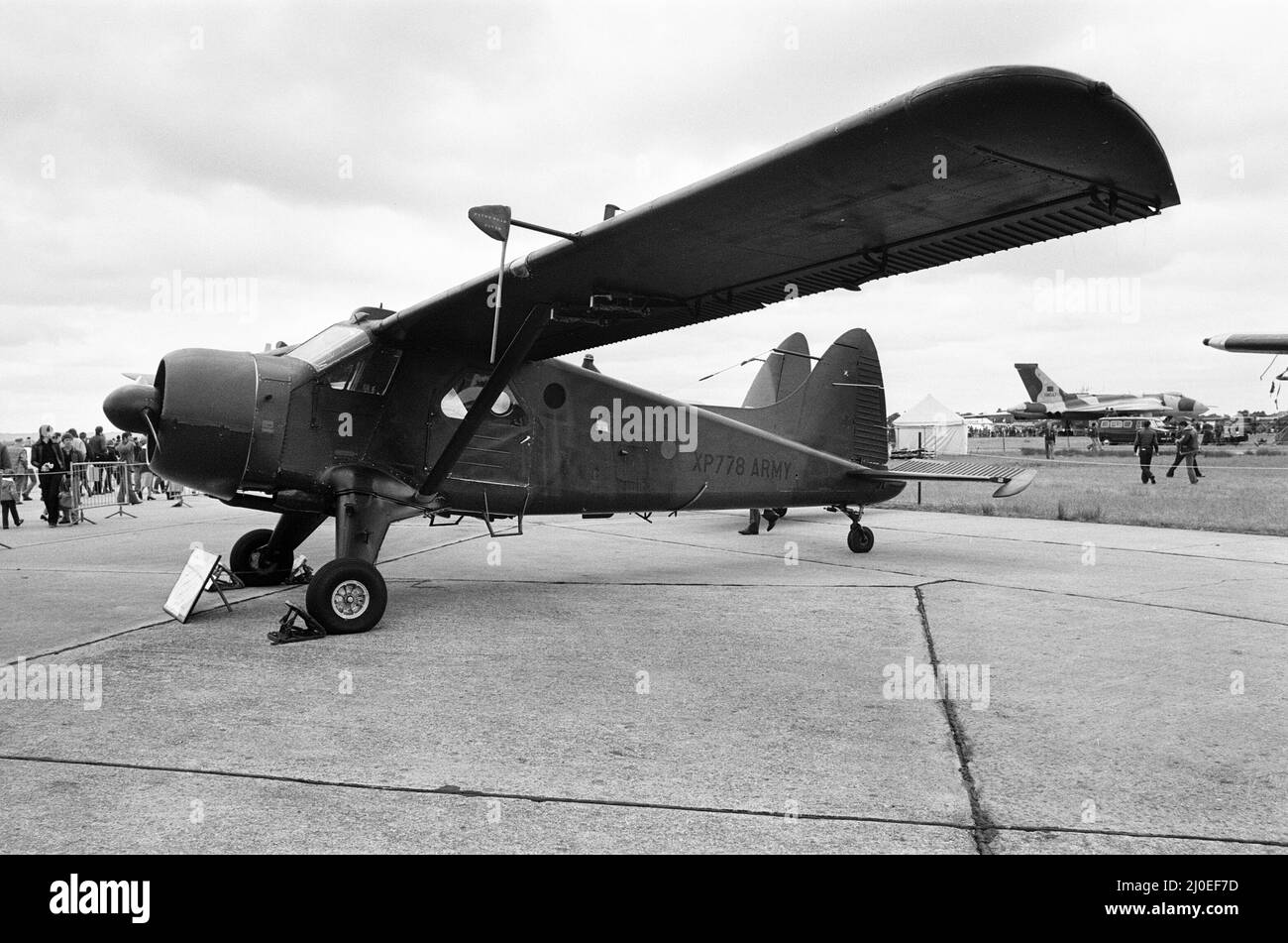 RAF Greenham Common, Air Show, Berkshire, June 1980. Army Air Corps, De ...