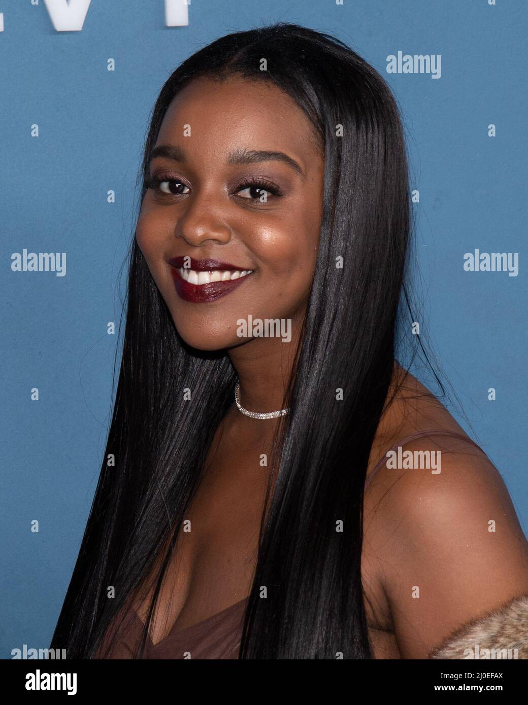 March 17, 2022, Los Angeles, California, USA: Mallori Johnson attends ...