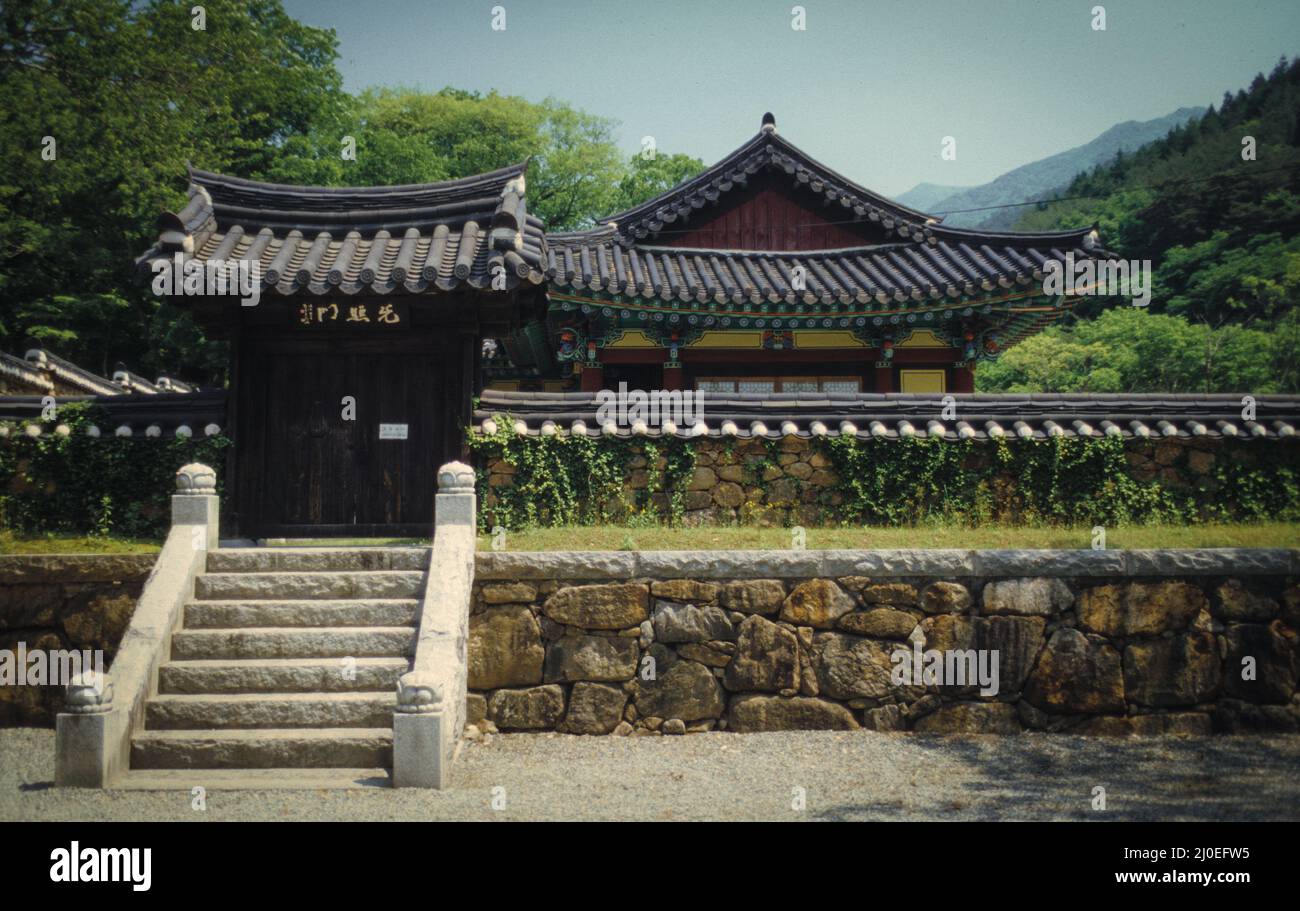 Hwaeomsa temple at Jirisan National Park in South Korea Stock Photo - Alamy