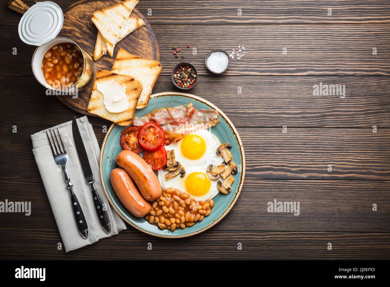English breakfast menu hi-res stock photography and images - Alamy
