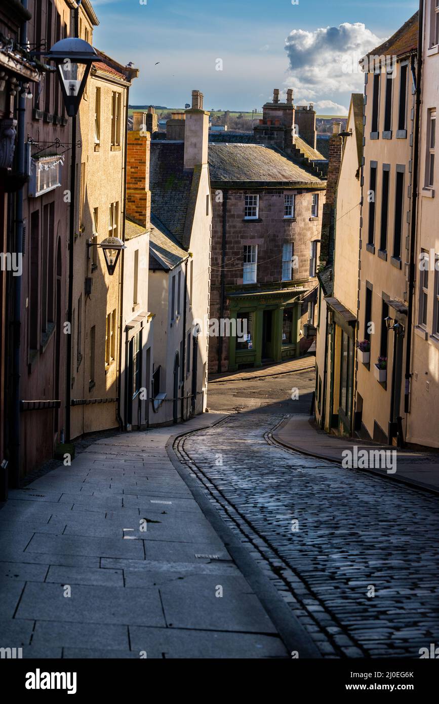 West Street in Berwick upon Tweed, England's most northerly town ...
