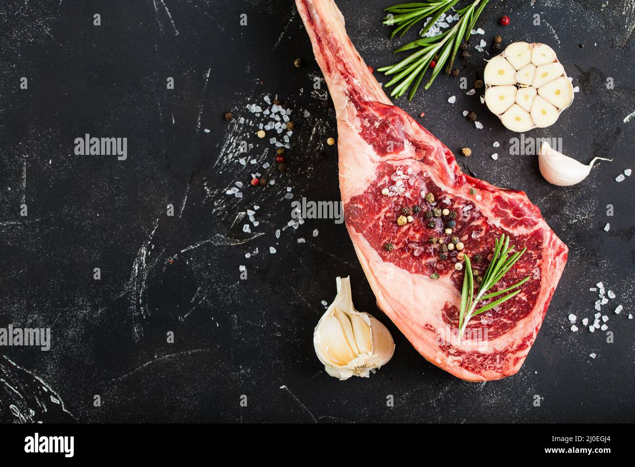 Raw marbled meat steak Stock Photo - Alamy