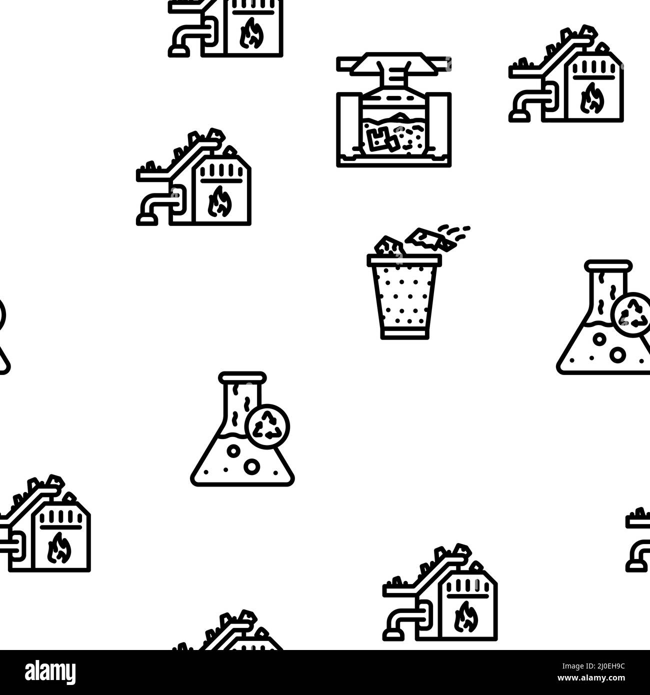 Recycle paper conveyor Black and White Stock Photos & Images - Alamy