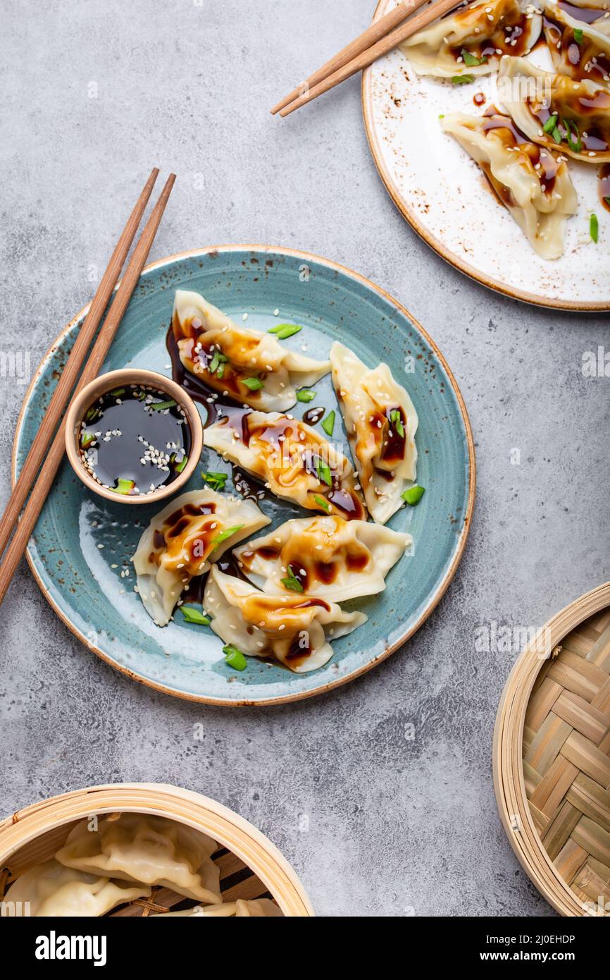 Blue dumplings hi-res stock photography and images - Alamy