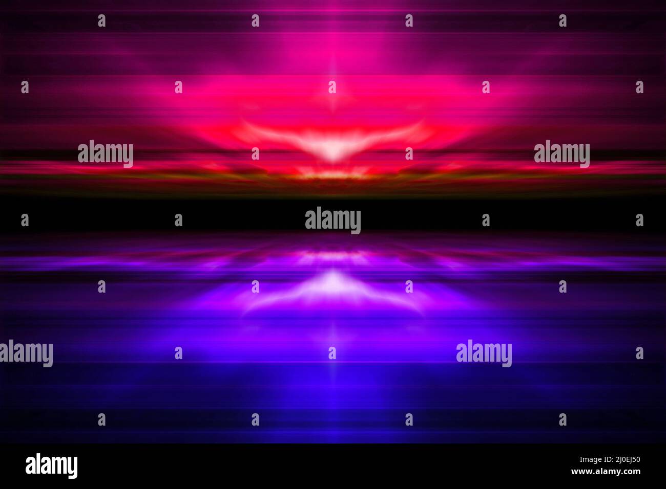 Rays of coloured light Stock Photo - Alamy