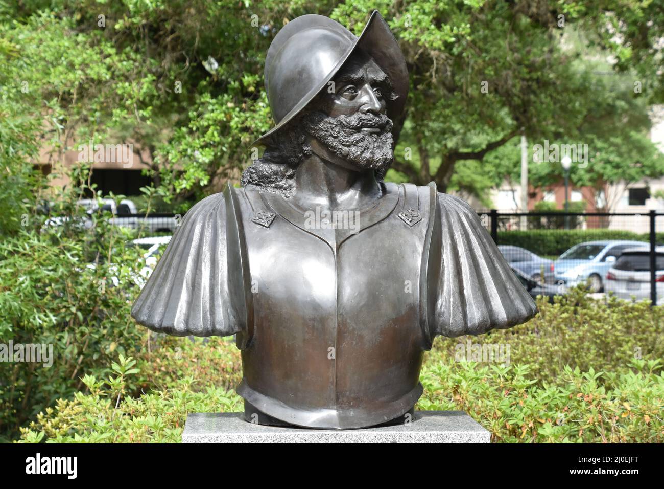 Alvar Nunez Cabeza De Vaca at Hawkins Sculpture Walk in McGovern ...