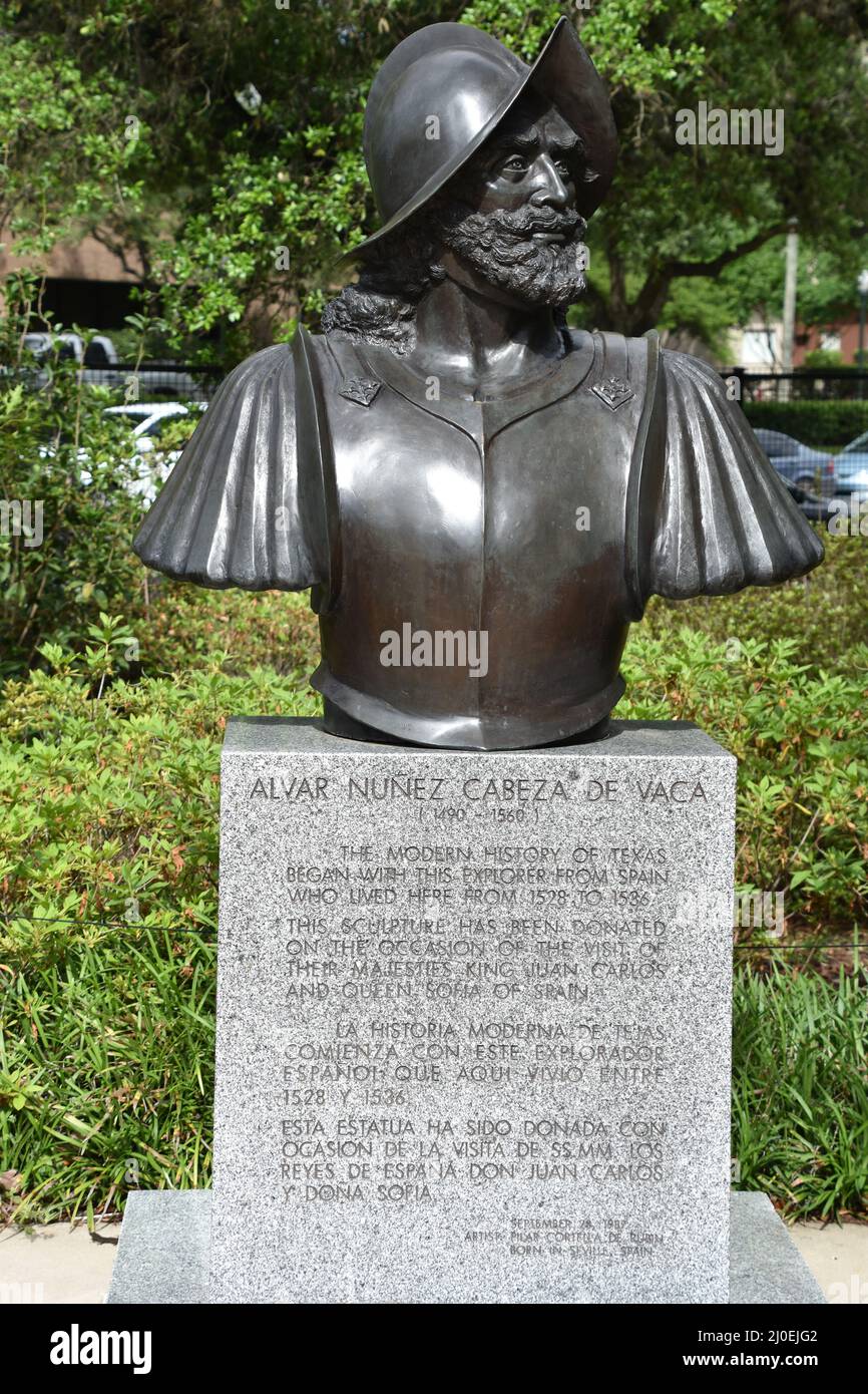 Alvar Nunez Cabeza De Vaca at Hawkins Sculpture Walk in McGovern ...