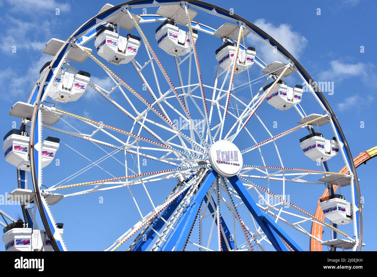 Century Wheel at Kemah Boardwalk in Kemah, near Houston, Texas Stock ...