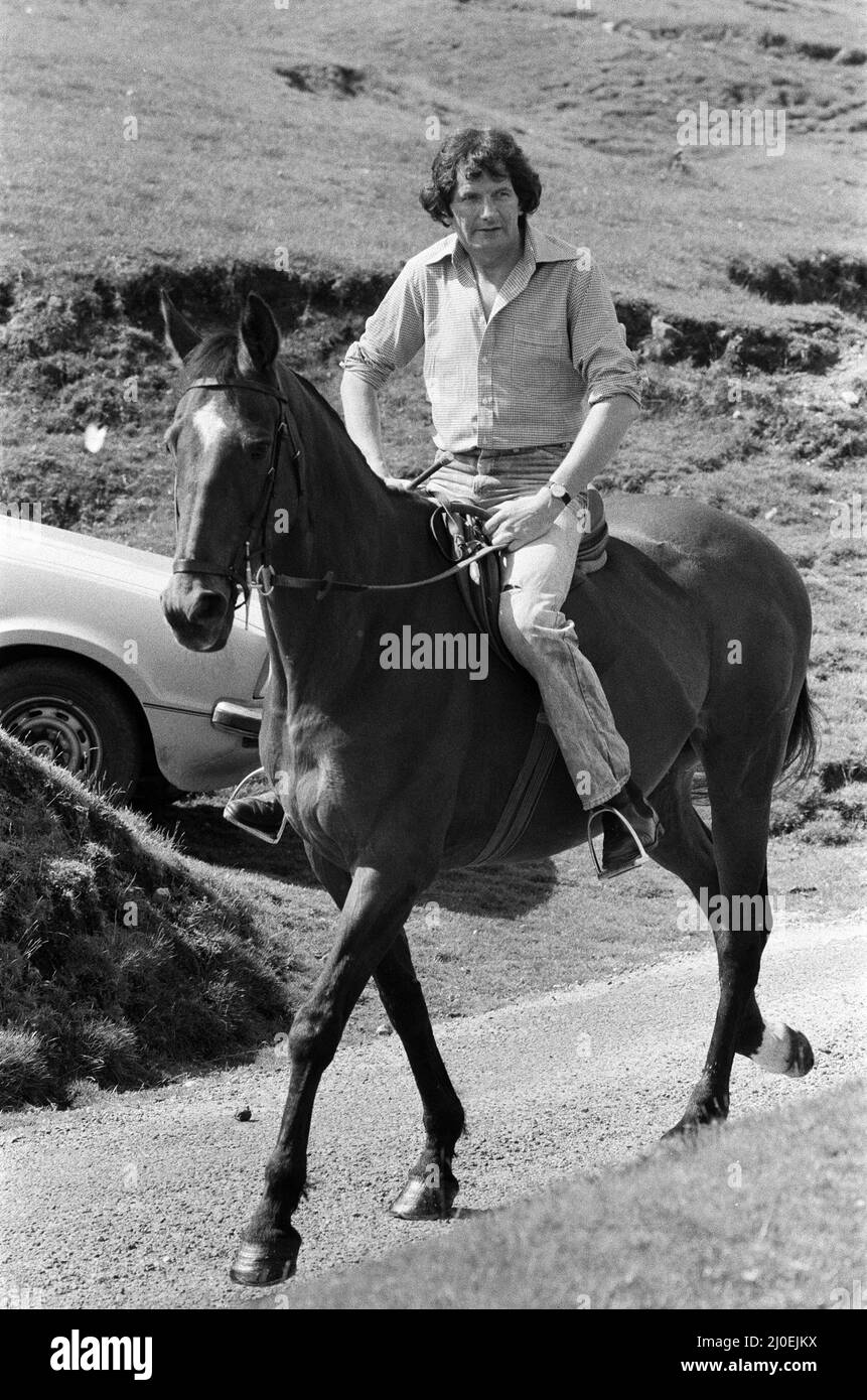 Norman Scott pictured with his horse 'Slipper'. 20th June 1979 Stock ...