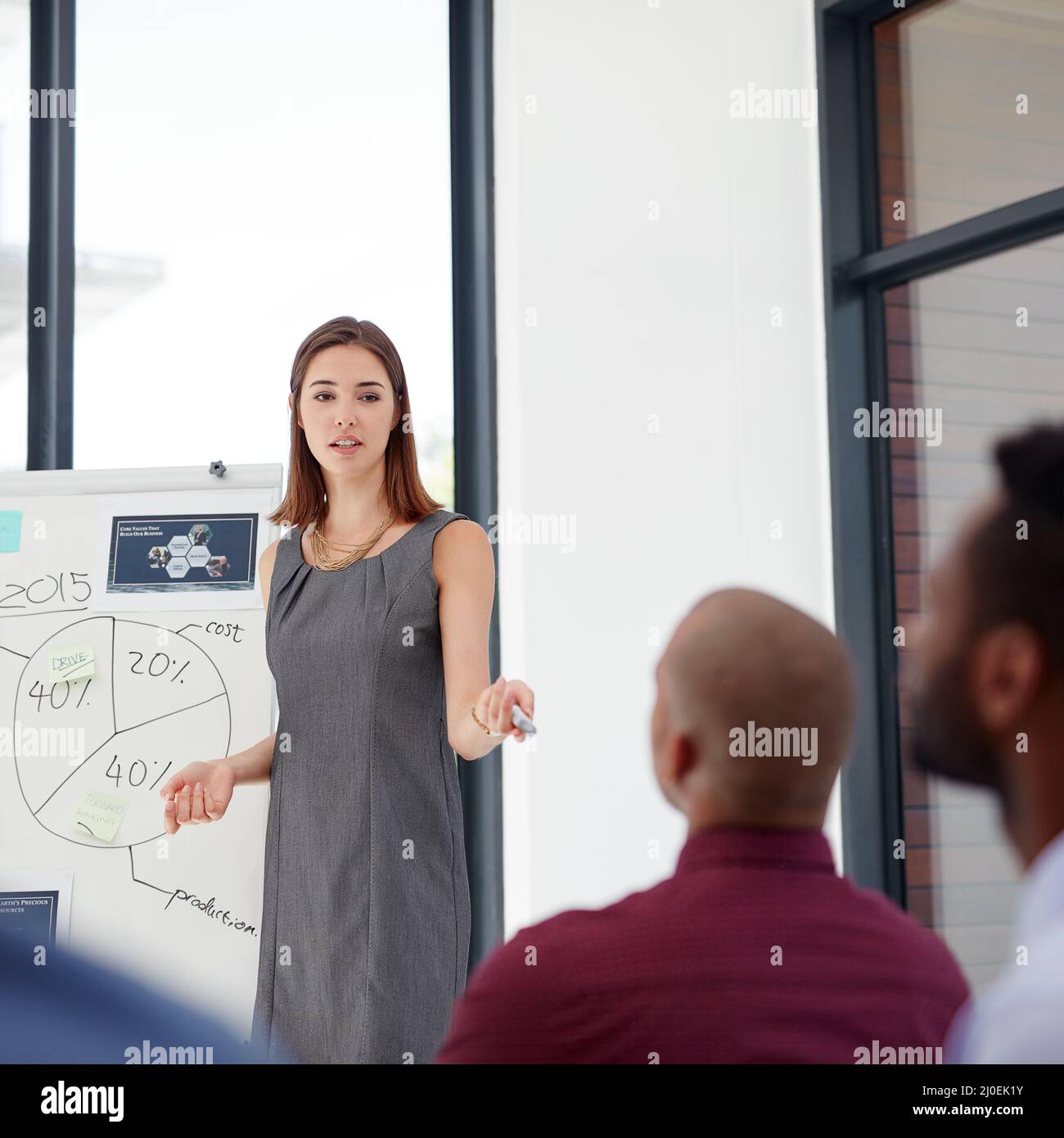 Leading the project with confidence. Shot of a group of colleagues ...