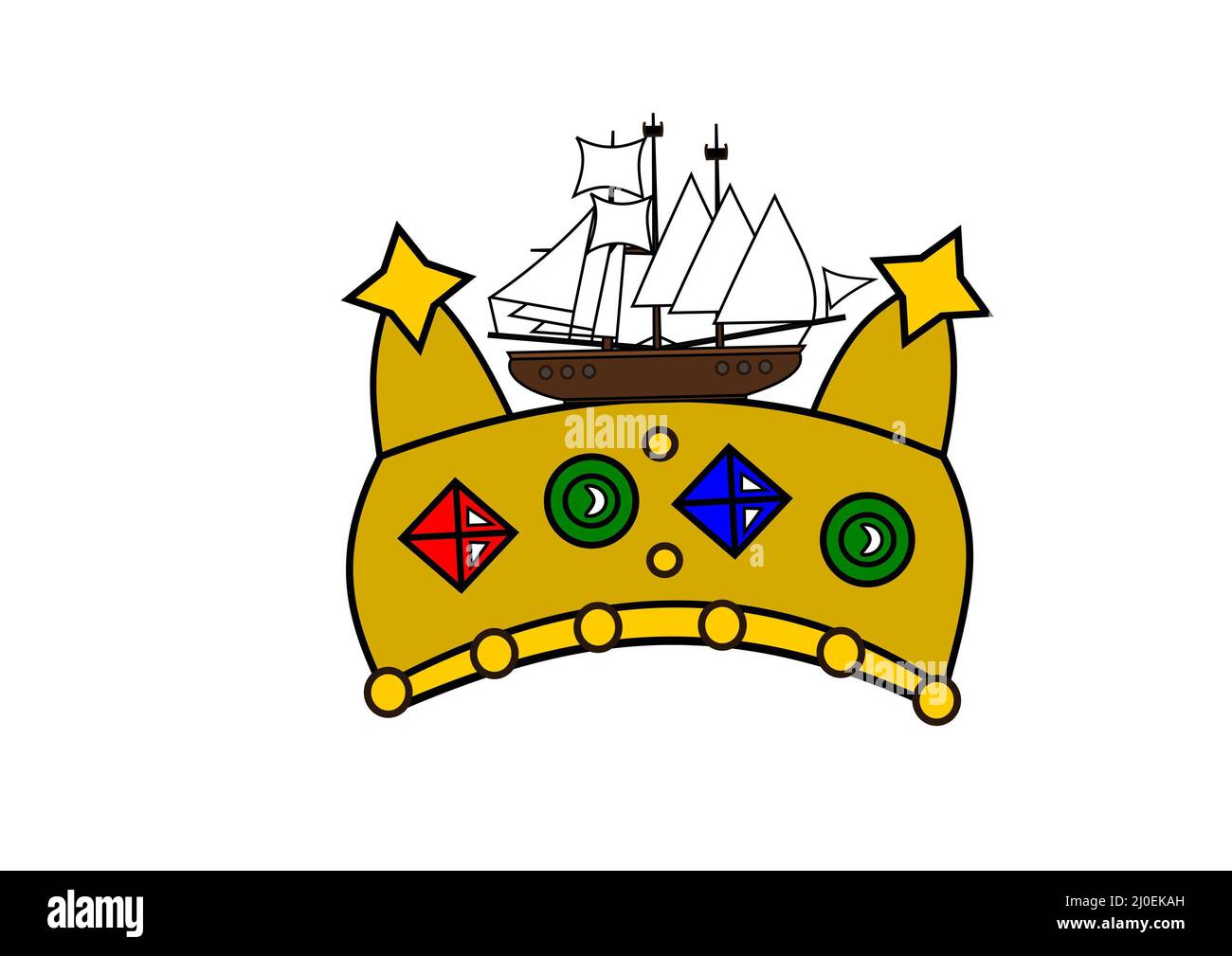 Naval crown hi-res stock photography and images - Alamy