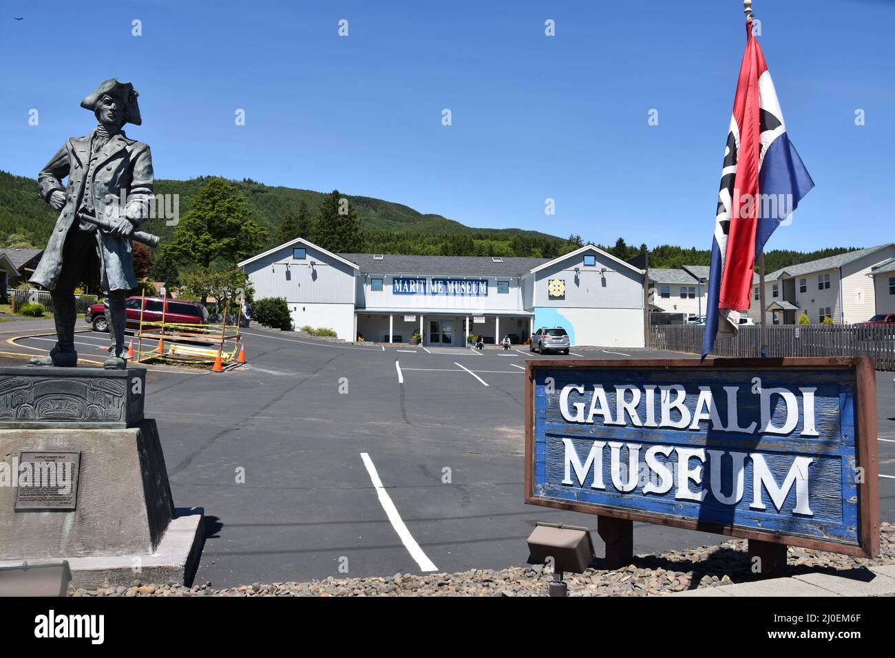 Garibaldi Museum in Oregon Stock Photo - Alamy