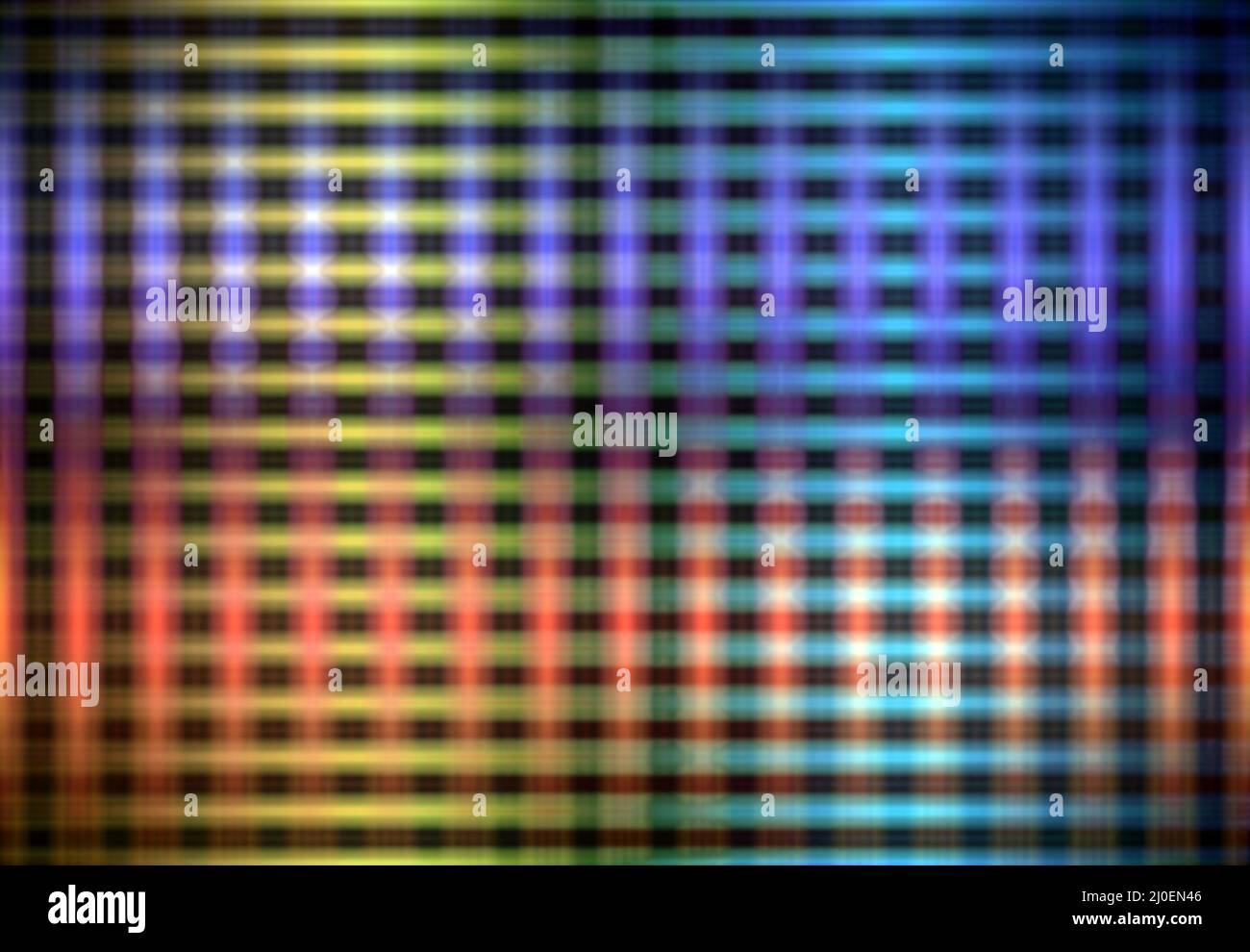 Colourful glowing lights grid pattern Stock Photo - Alamy