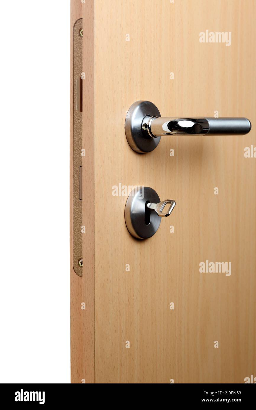 Door and key Stock Photo - Alamy