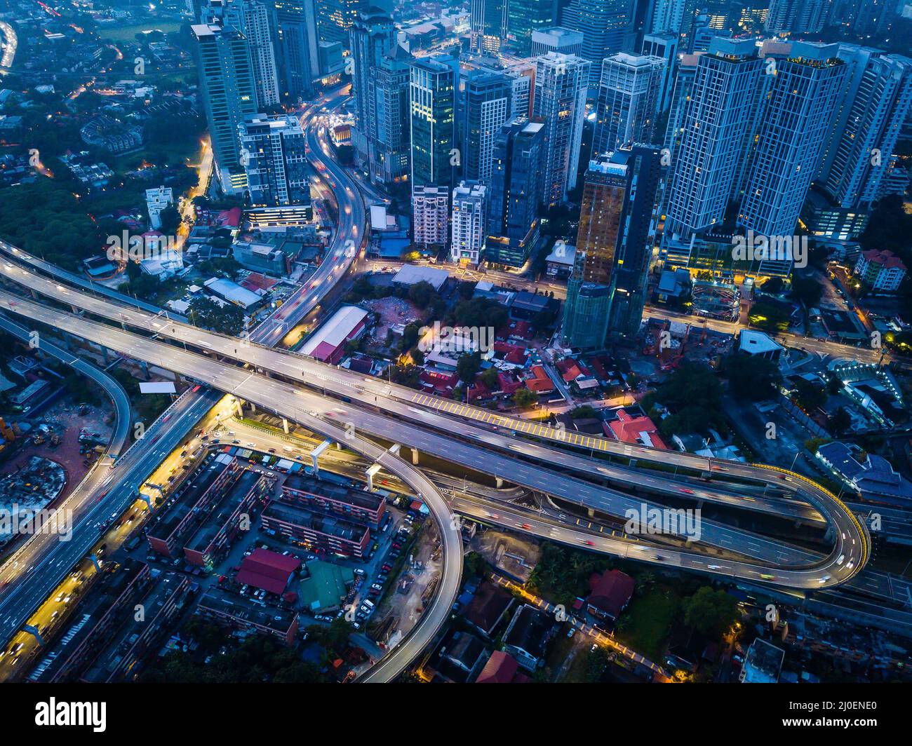 Aerial view of beautiful Kuala Lumpur city Stock Photo - Alamy