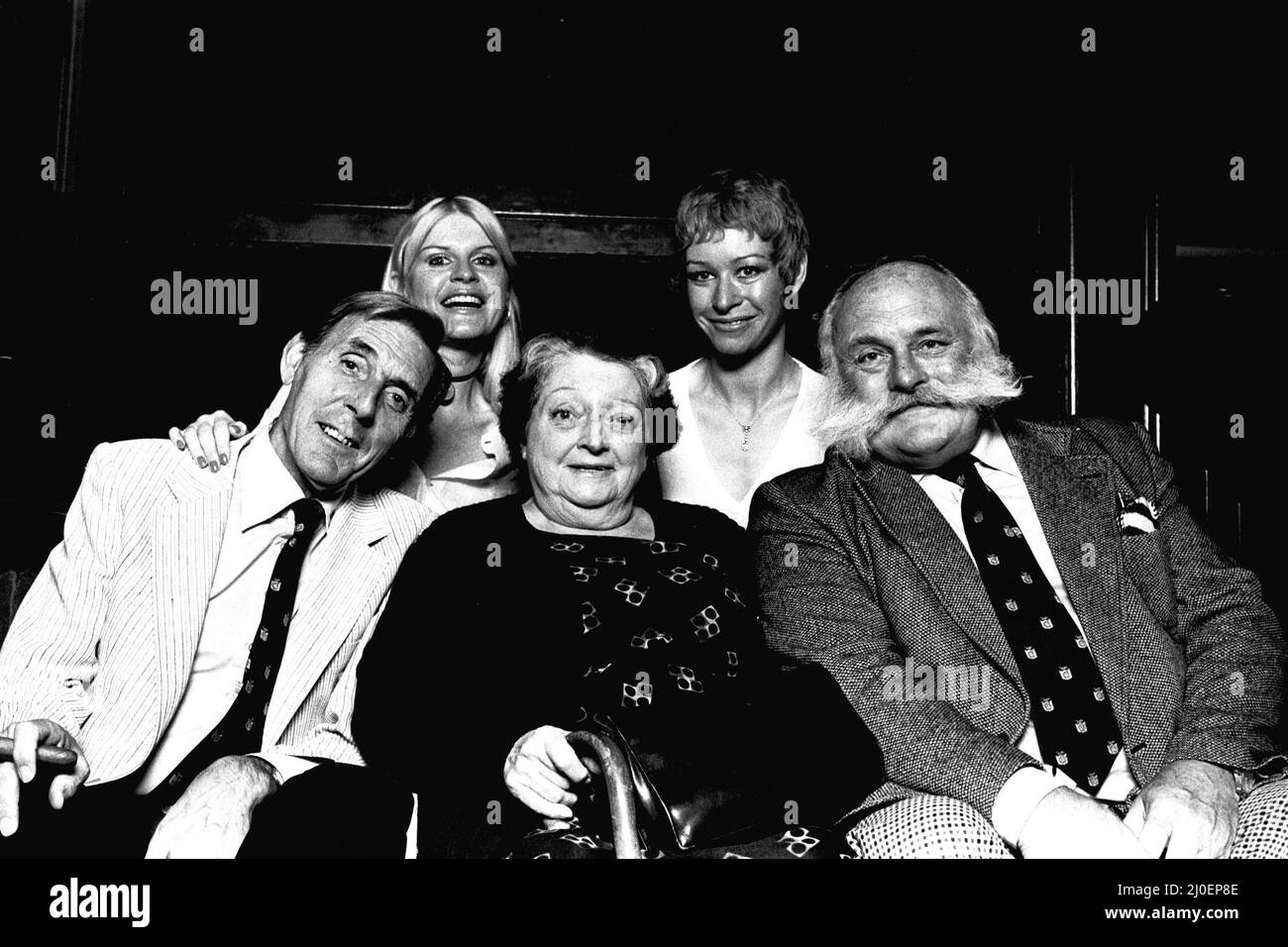 The cast of Big Bad Mouse at the Theatre Royal, Newcastle, on 10th June ...