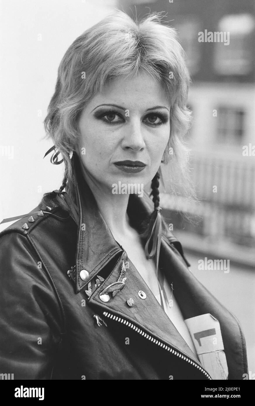Caroline Coon, a regular on the punk scene, pictured March 1978 ...