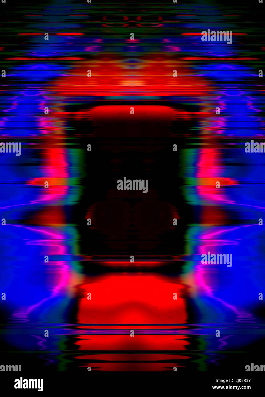 Abstract distorted doorway Stock Photo - Alamy