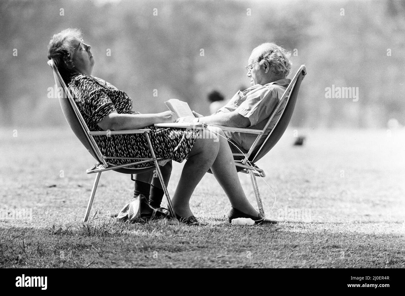 Summer Weather Pix, Reading, June 1980 Stock Photo - Alamy