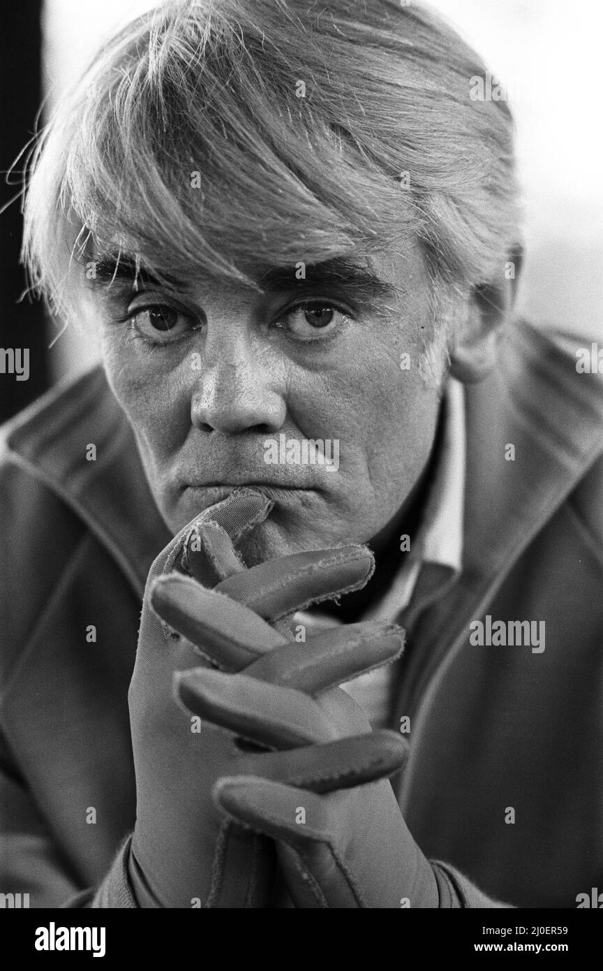 Tony Booth pictured at home after an operation which was needed ...