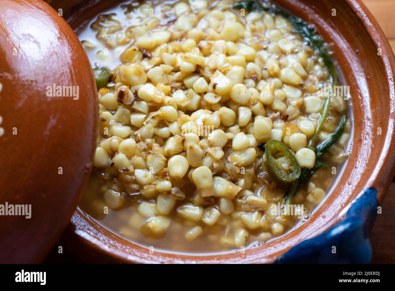 Traditional mexican esquites corn Stock Photo - Alamy