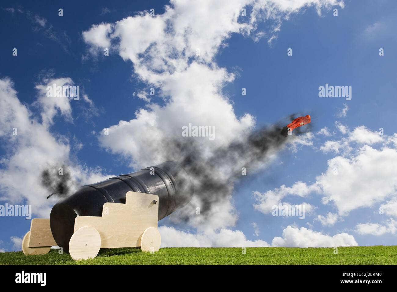 Human cannonball hi-res stock photography and images - Alamy