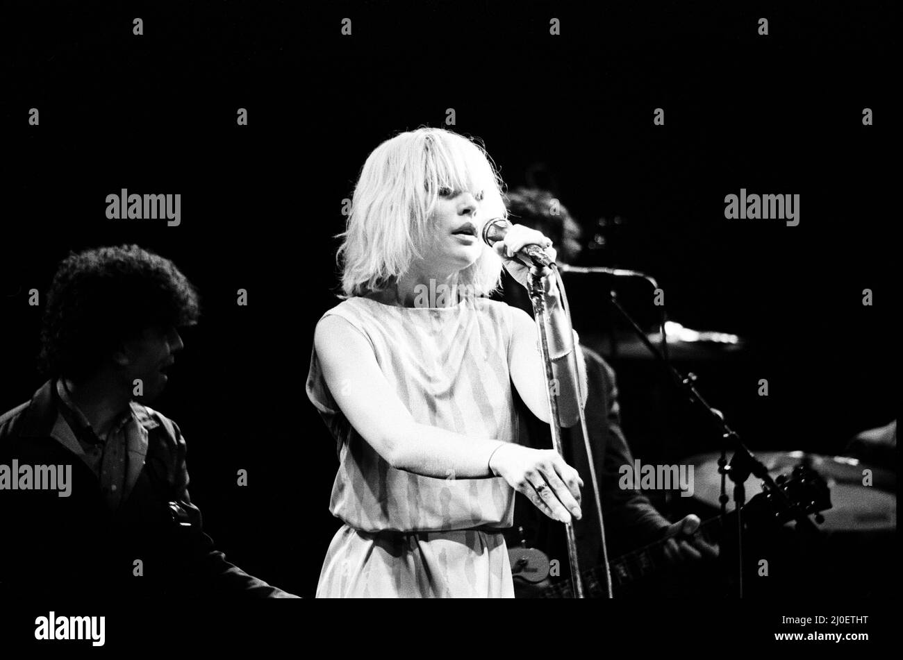 Debbie Harry in concert with Blondie, at the Odeon, Birmingham, part of ...