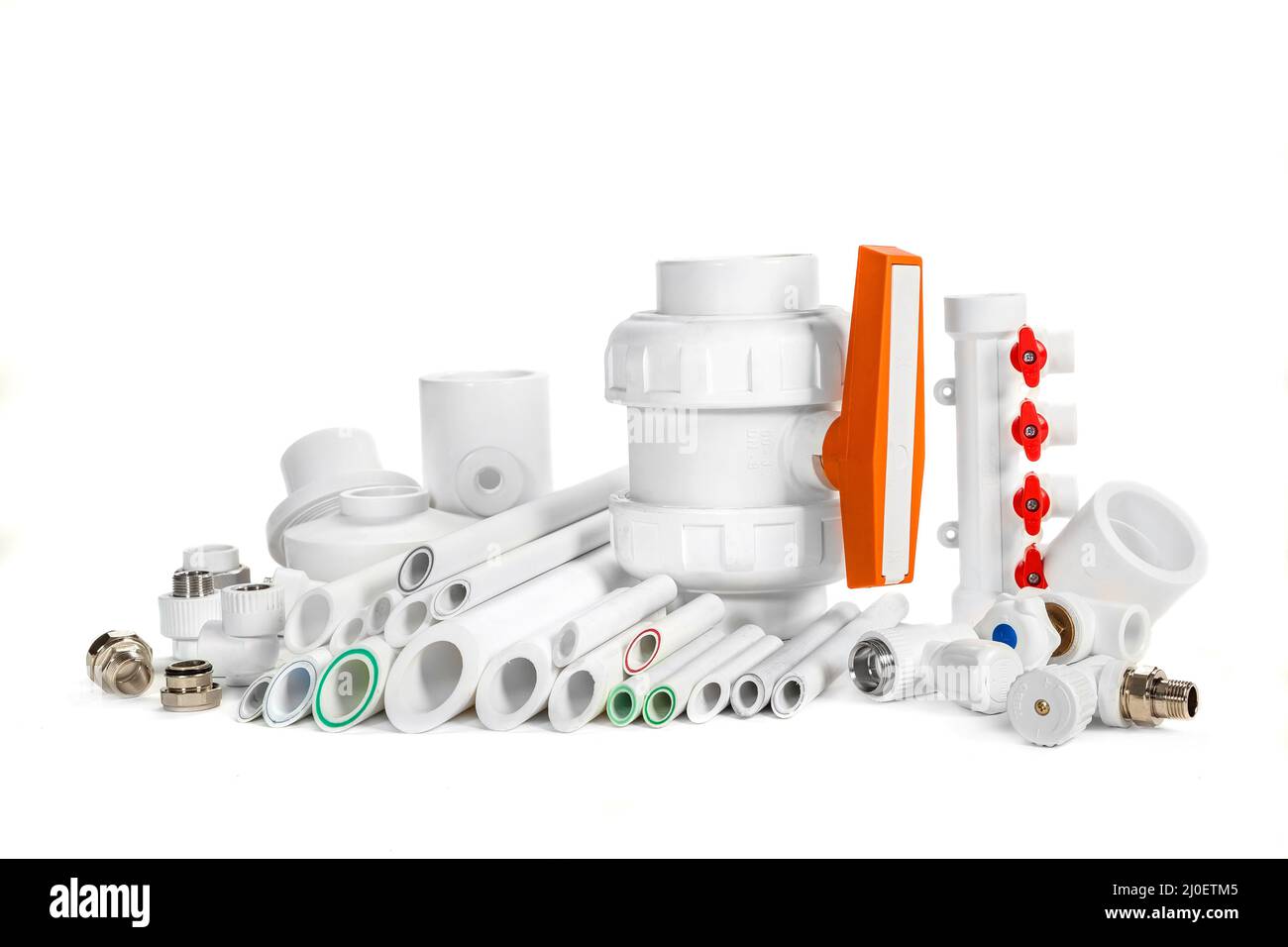 Pvc pipe fittings hi-res stock photography and images - Alamy