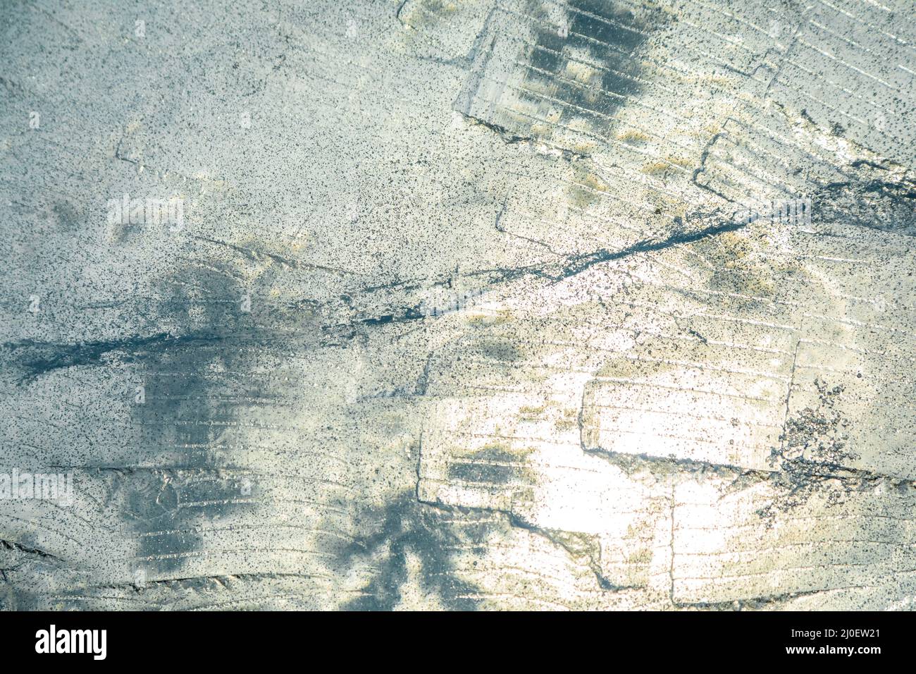 Glass covered with ice during the severe frosts Stock Photo - Alamy