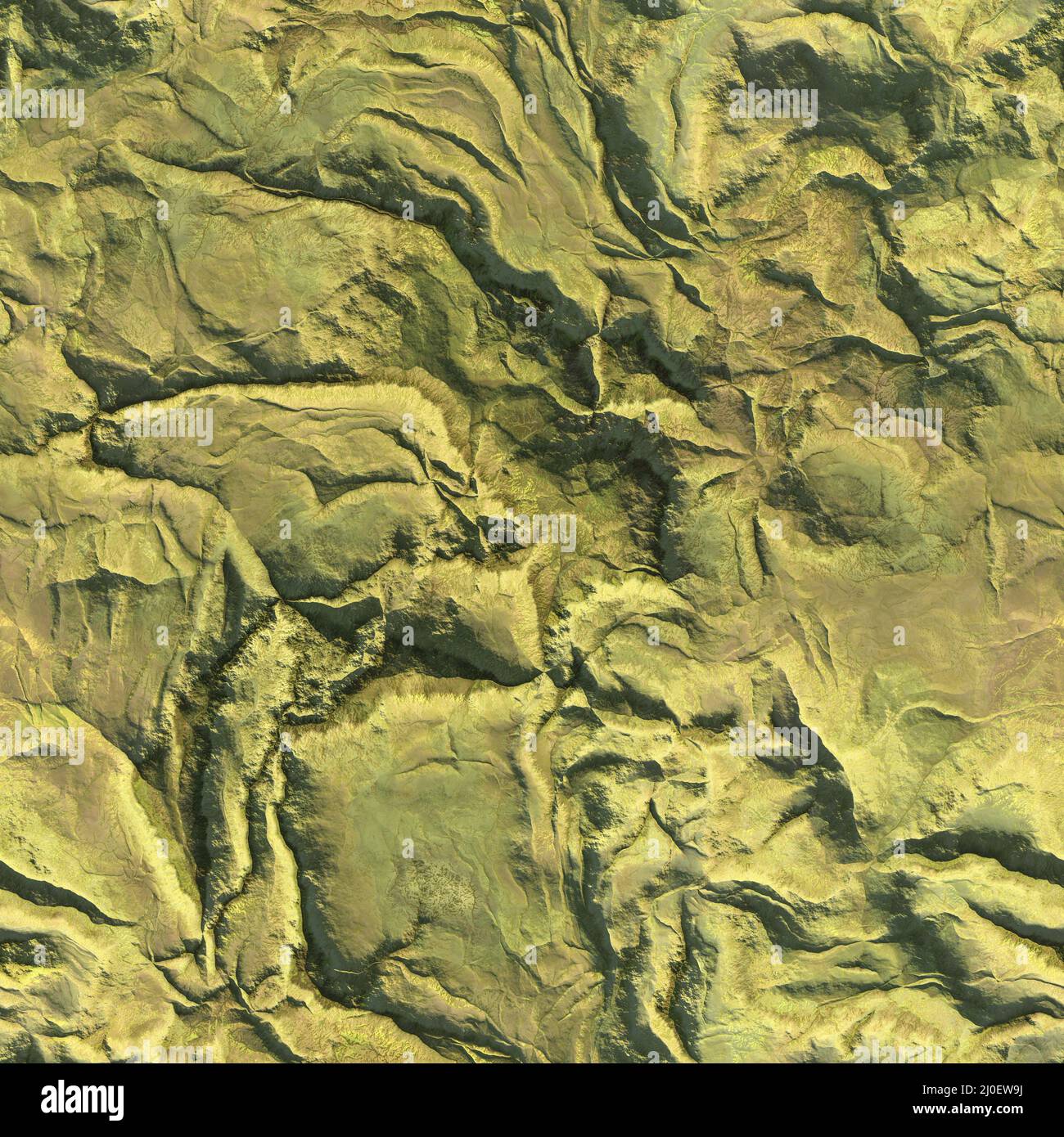Mountains seamless texture Aerial view from air plane. 3d illustration ...